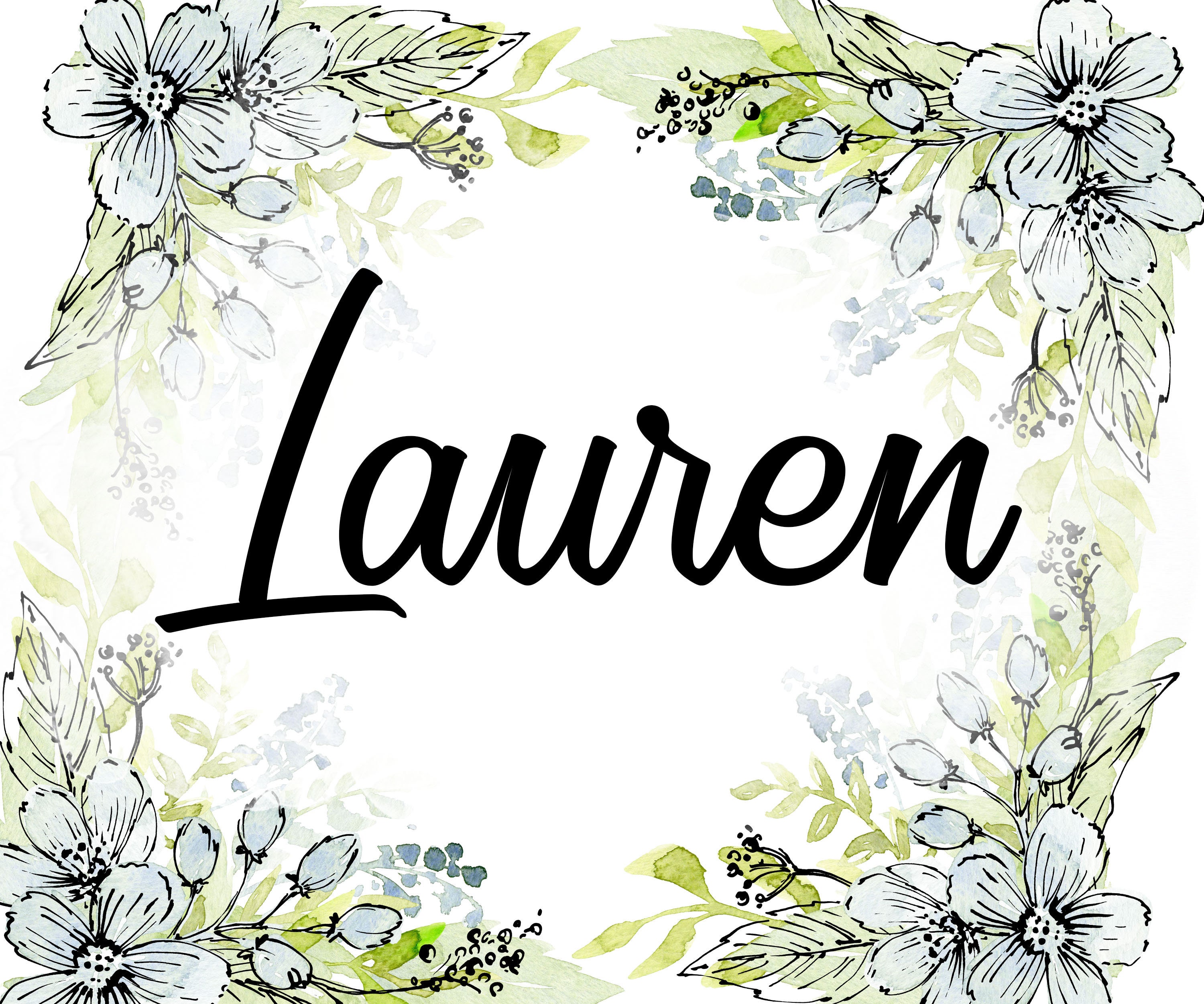 Lauren Font Calligraphy Font, Script Font, Farmhouse Font, Cricut Font ...