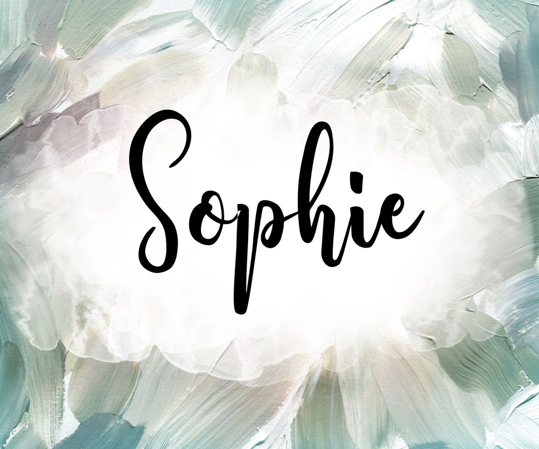 Sophie Font Calligraphy Font, Script Font, Farmhouse Font, Cricut Font, Procreate Font, Crafting ...