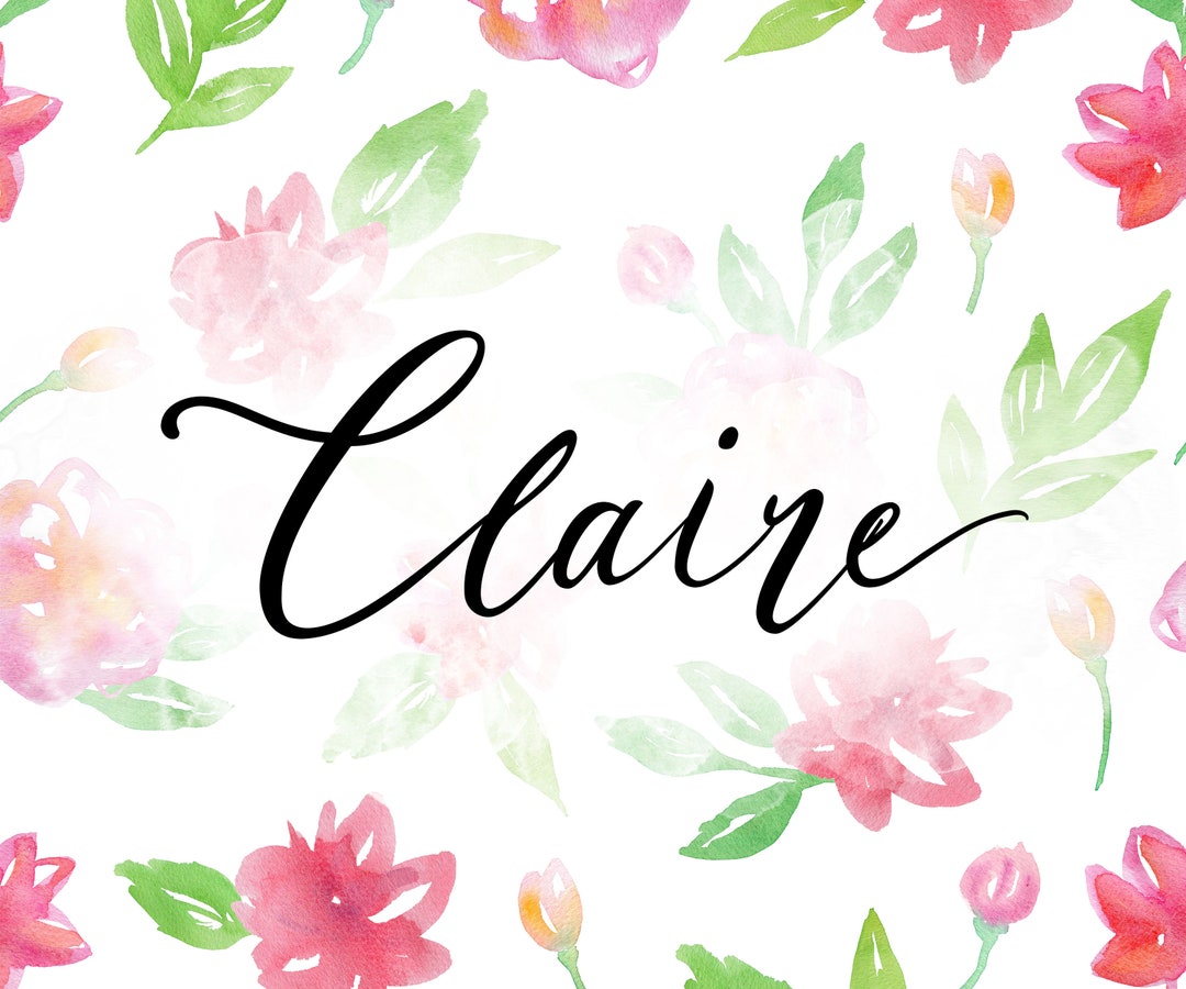 Claire Font Calligraphy Font, Script Font, Farmhouse Font, Cricut Font ...