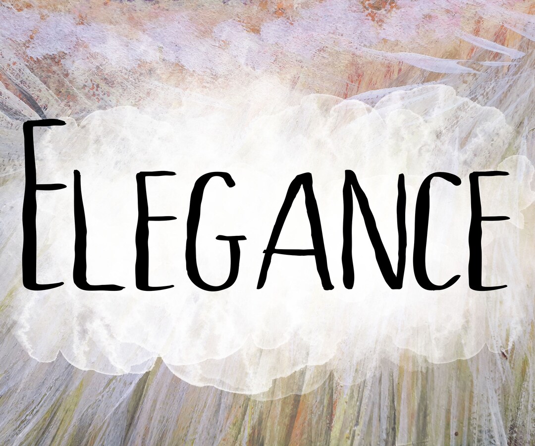 Elegance Font Calligraphy Font, Script Font, Farmhouse Font, Cricut ...