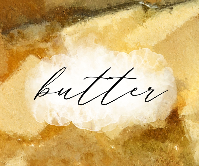 Butter Font Calligraphy Font, Script Font, Farmhouse Font, Cricut Font ...