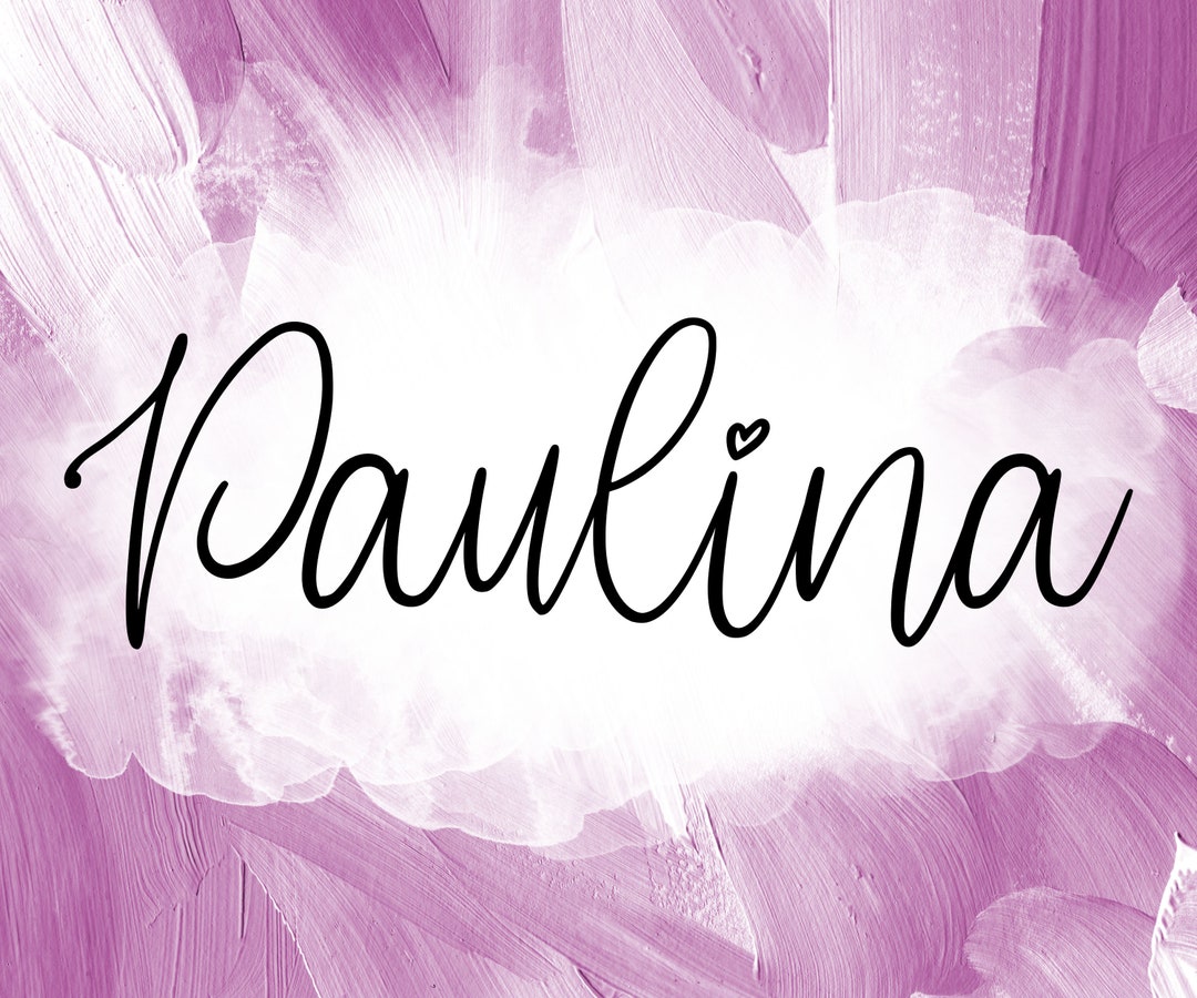 Paulina Font Calligraphy Font, Script Font, Farmhouse Font, Cricut Font ...