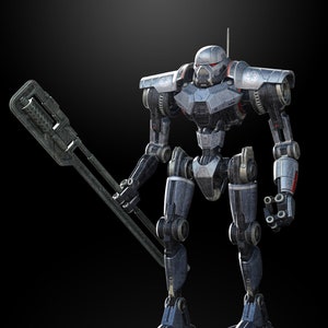 1:12/18 Scale DT Sentry Droid Jedi Survivor Star Wars Black Series - Etsy