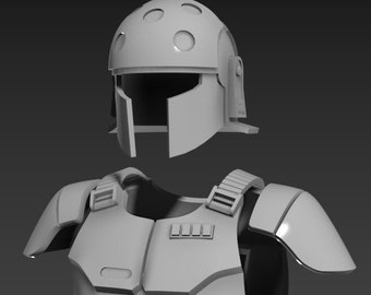 ISB Agent Armor Kit 1:12 Scale Black Series - Etsy