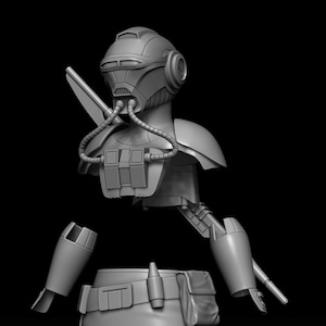 1:12/18/6 Ketsu Onyo Star Wars Rebels Figure Kit Star Wars Black Series ...