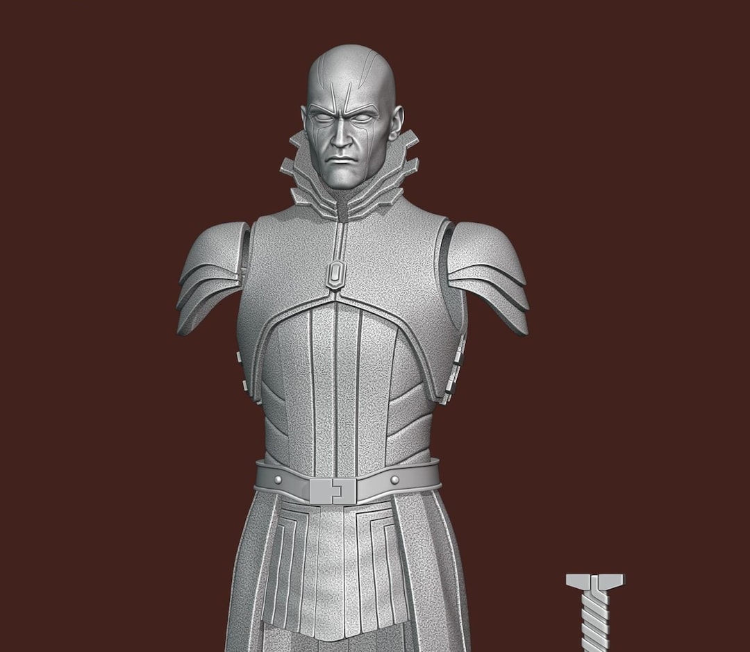 1:12/18/6 the Son, Mortis Dark Side God Unpainted 3D Printed Figure Kit ...