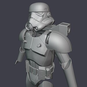 1:12/18/6 Dark Trooper Phase Zero Figure Kit Battlefront II Star Wars ...