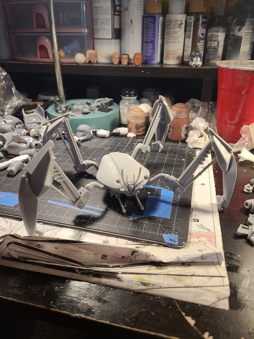 1:12 Scale Crab Droid Star Wars Black Series Scale - Etsy