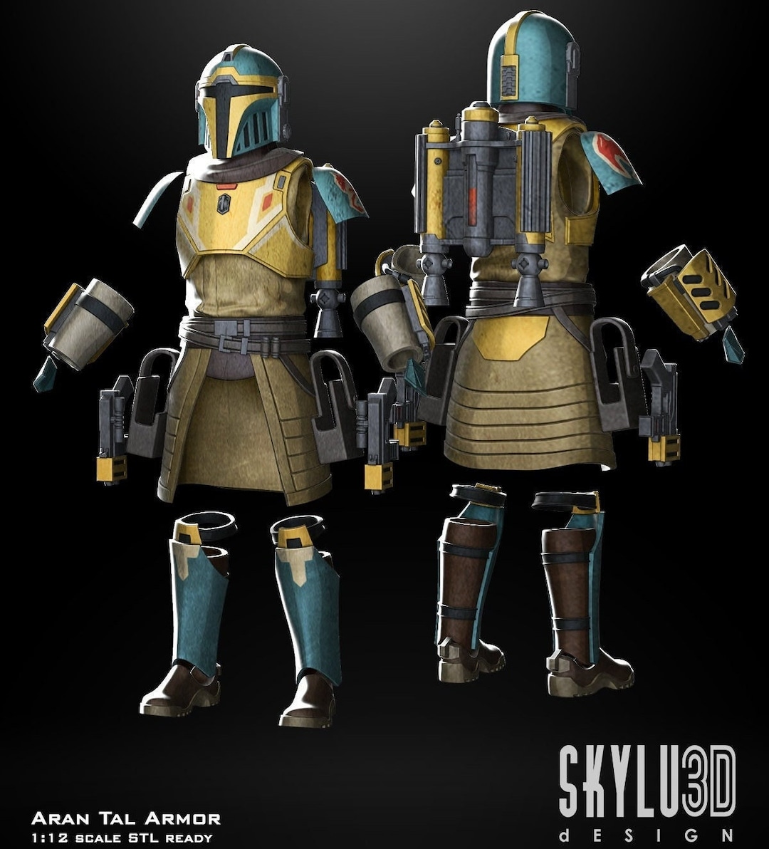 1:12/18/6 Scale Aran Tal Star Wars Outlaws Mandalorian Unpainted Figure ...