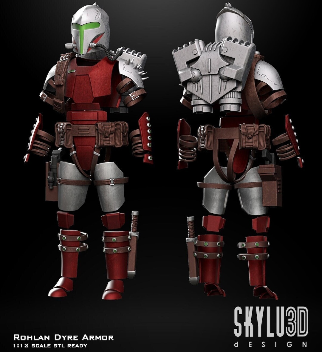 1:12/18/6 Scale Rohlan Dyre, the Questioner, Mandalorian Star Wars ...