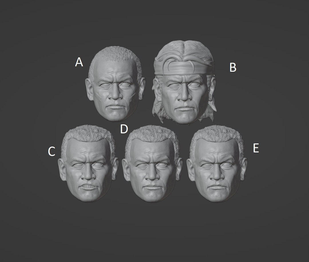 1:12 Clone Trooper Head Sculpt Nonpainted Black Series 3D Printed - Etsy