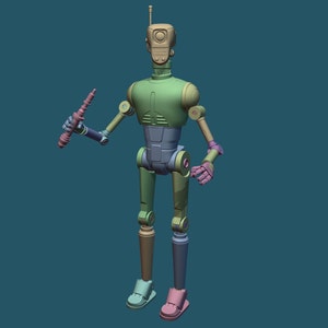 1:12 SE-2 Worker Droid 3D Printed Star Wars Black Series - Etsy