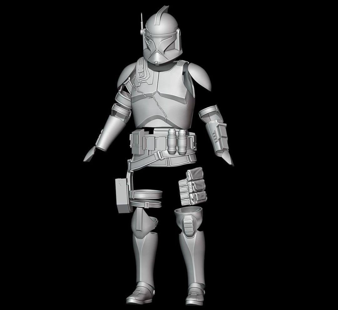 1:12/18/6 Scale CT-3301 "trick " Clone Trooper Zero Company Unpainted ...