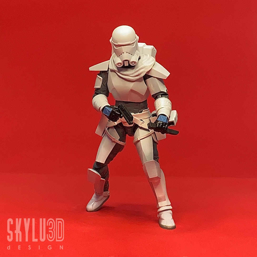 1:12 Scale Hunter the Bad Batch Season 2 Figure Kit Star Wars Black ...