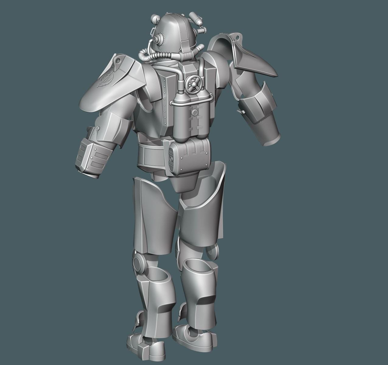 1:12/18/6 F3 New Vegas T-45 Power Armor 3D Printed Figure Kit - Etsy