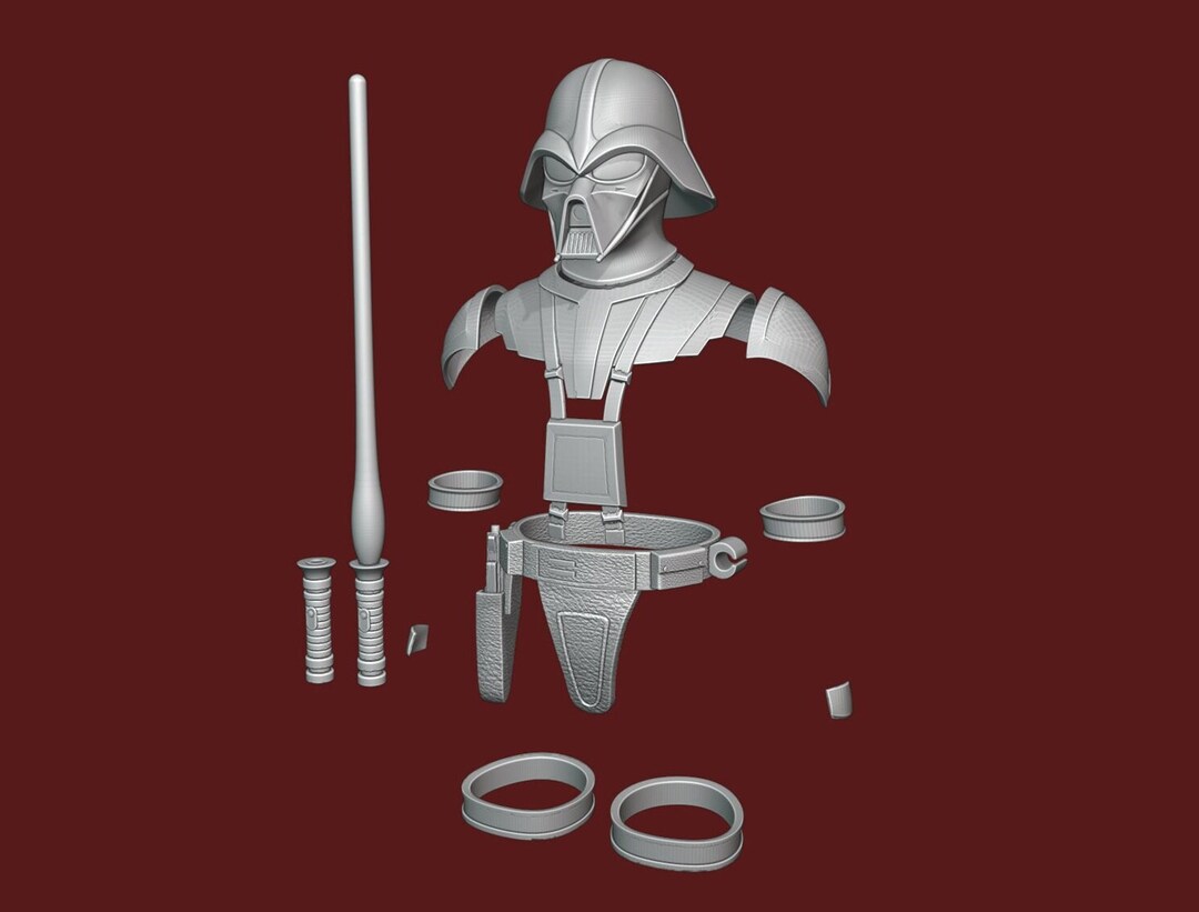 1:12/18/6 Scale Darth Vader Ralph Mcquarrie Concept Art Upgrade Kit ...