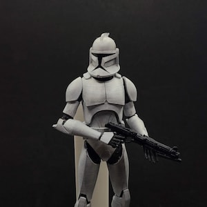 1:12 Animated Style Phase 1 Clone Trooper the Clone Wars Figure Kit Star Wars Black Series - Etsy