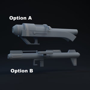 1:12 Clone Wars Battlefront II Clone and Droid Rocket Launcher Pack 3D ...