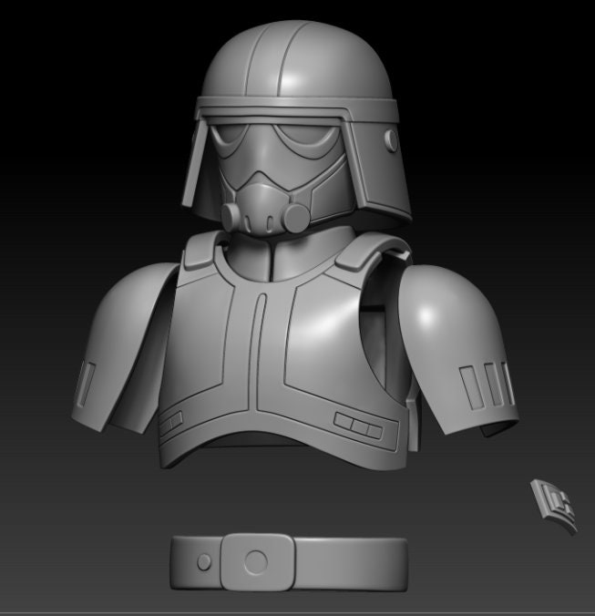 1:12/18/6 Imperial Combat Driver Star Wars Rebels Black Series Upgrade ...