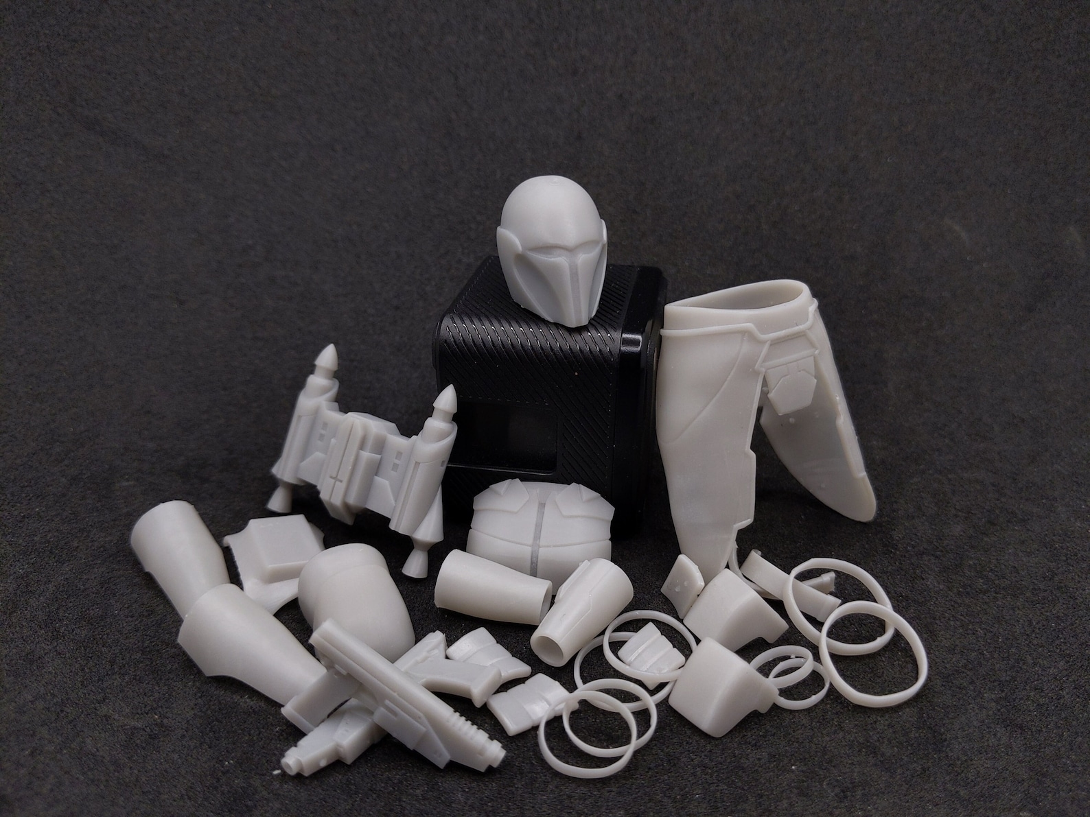 1:12/18/6 Rook Kast Star Wars Clone Wars Figure Kit Star Wars Black ...