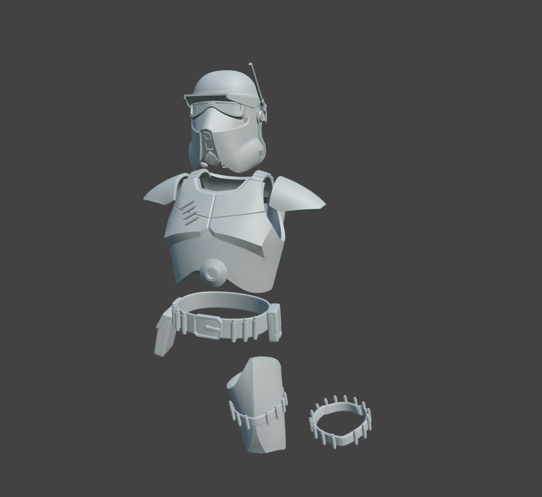 1:12/18/6 Clone AT-RT Driver Figure Kit Revenge of the Sith Star Wars ...