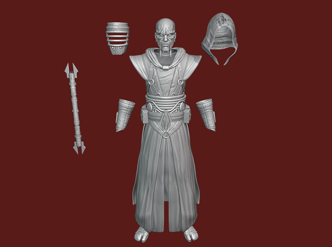 1:12/18 Darth Vindican Sith the Old Republic Unpainted Headsculpt and ...