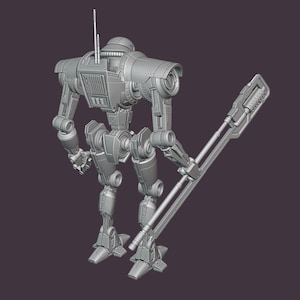 1:12/18 Scale DT Sentry Droid Jedi Survivor Star Wars Black Series - Etsy