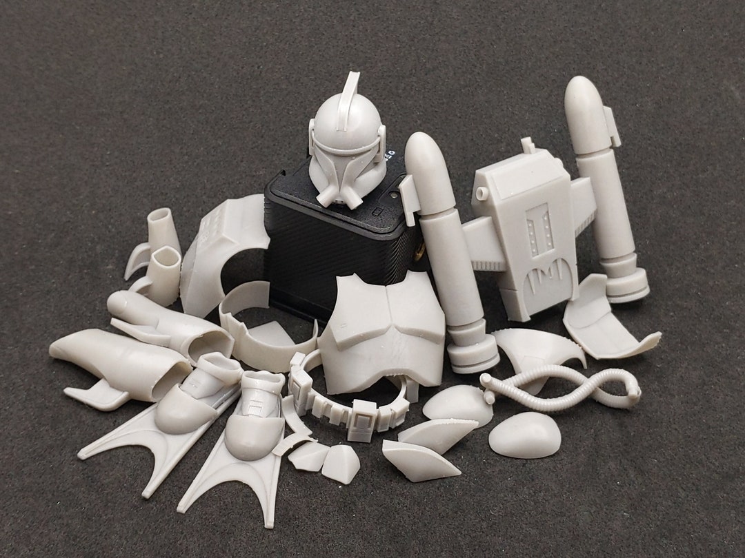 1:12 Scale Scuba Clone Trooper Clone Wars Star Wars Black Series Figure ...