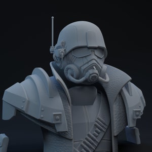 1:12/18/6 Scale NCR Desert Ranger and Riot Gear Kit Unpainted 3D ...