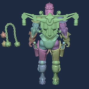 1:12 Scale Durge Realistic Version Unpainted Full 3D Printed Figure ...