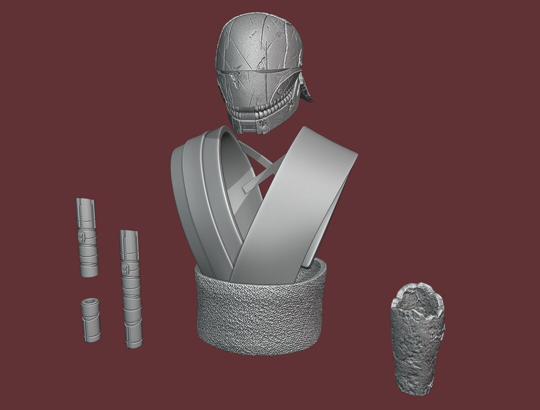 1:12/18/6 the Stranger (qimir) Sith the Acolyte Unpainted 3D Printed ...