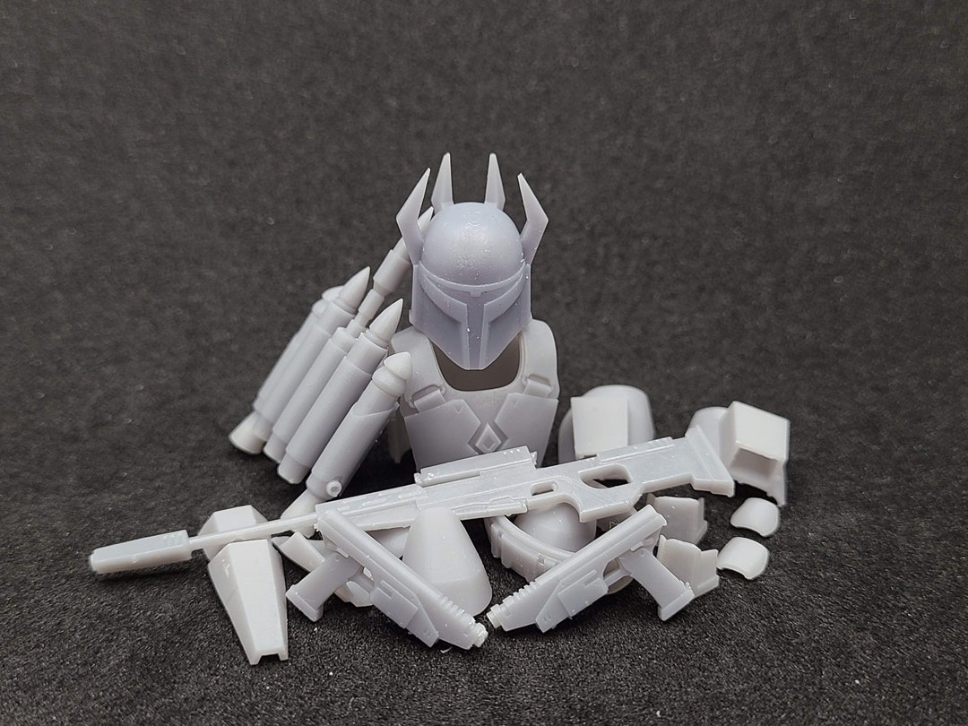 1:12/18/6 Scale Gar Saxon Clone Wars Figure Kit Star Wars Black Series ...