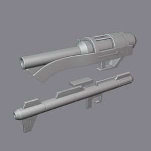 1:12 Clone Wars Battlefront II Clone and Droid Rocket Launcher Pack 3D ...