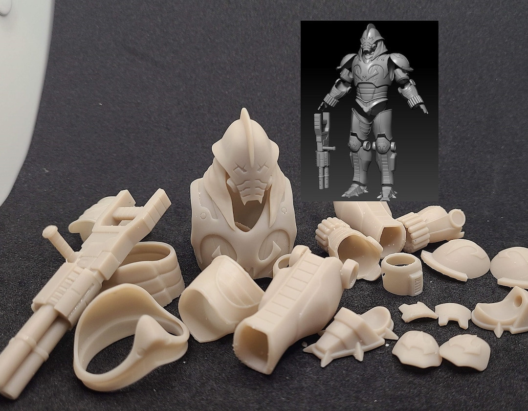 1:12/18/6 Scale Durge Bounty Hunter Comic Figure Kit Star Wars Black ...