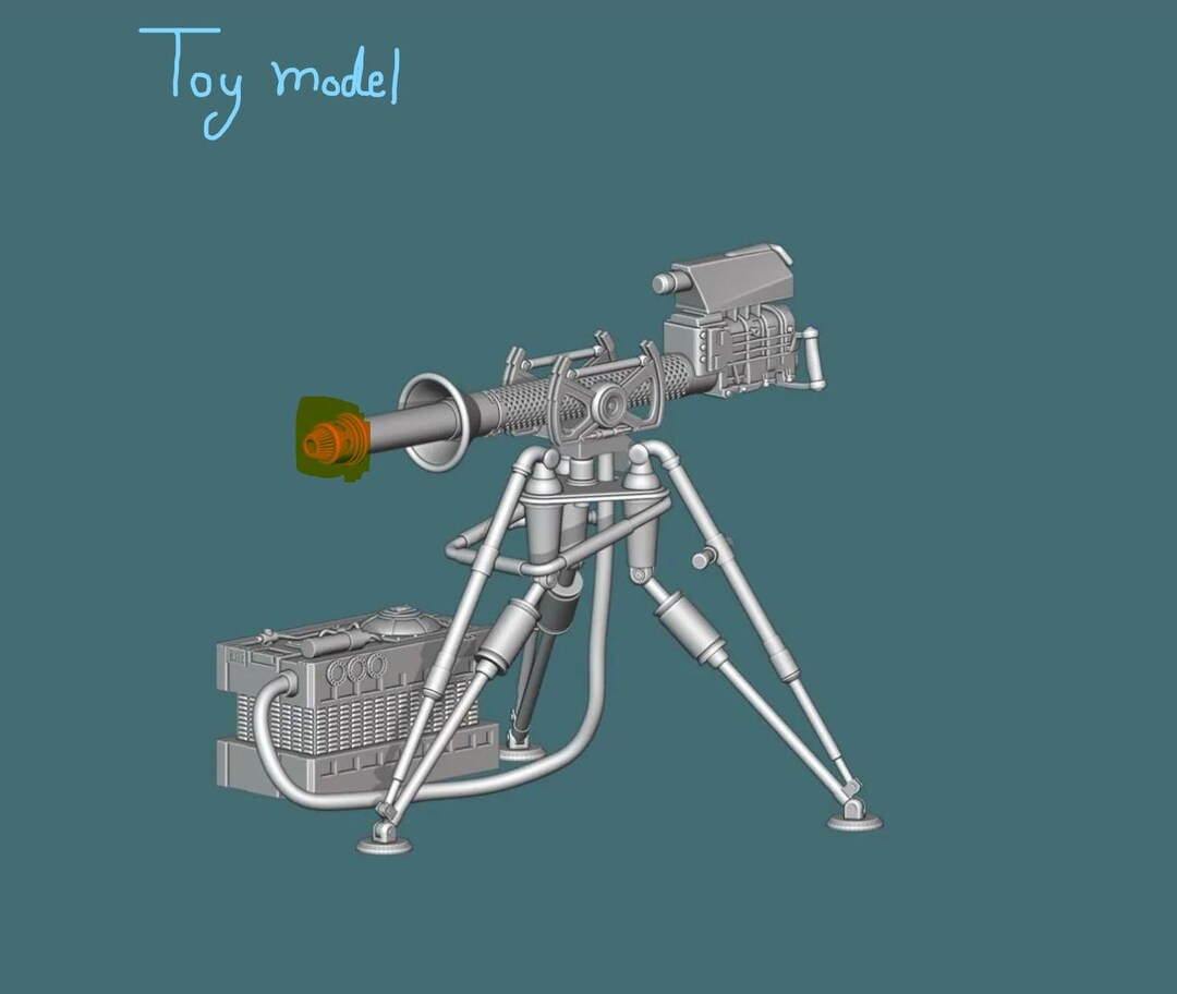 1:12/18/6 E-WEB Heavy Blaster Rifle Stormtrooper Turret 3D Printed ...