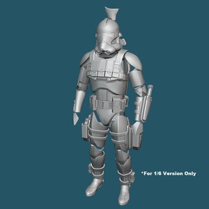 1:12/18/6 Captain Howzer Clone Rebel Gear the Bad Batch Nonpainted ...