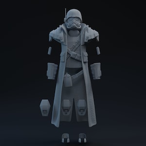 1:12/18/6 Scale NCR Desert Ranger and Riot Gear Kit Unpainted 3D ...