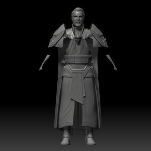 1:12/18 Emperor Valkorion Unpainted Headsculpt and Figure Kit Star Wars ...