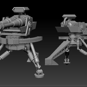 1:12 Scale Battlefront II Infantry Turret Star Wars Black Series - Etsy