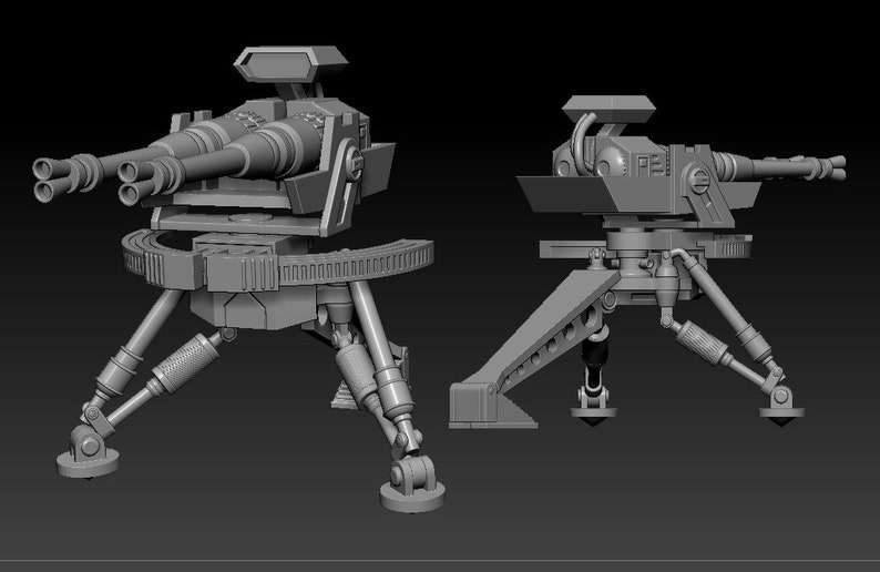 1:12 Scale Battlefront II Infantry Turret Star Wars Black Series - Etsy