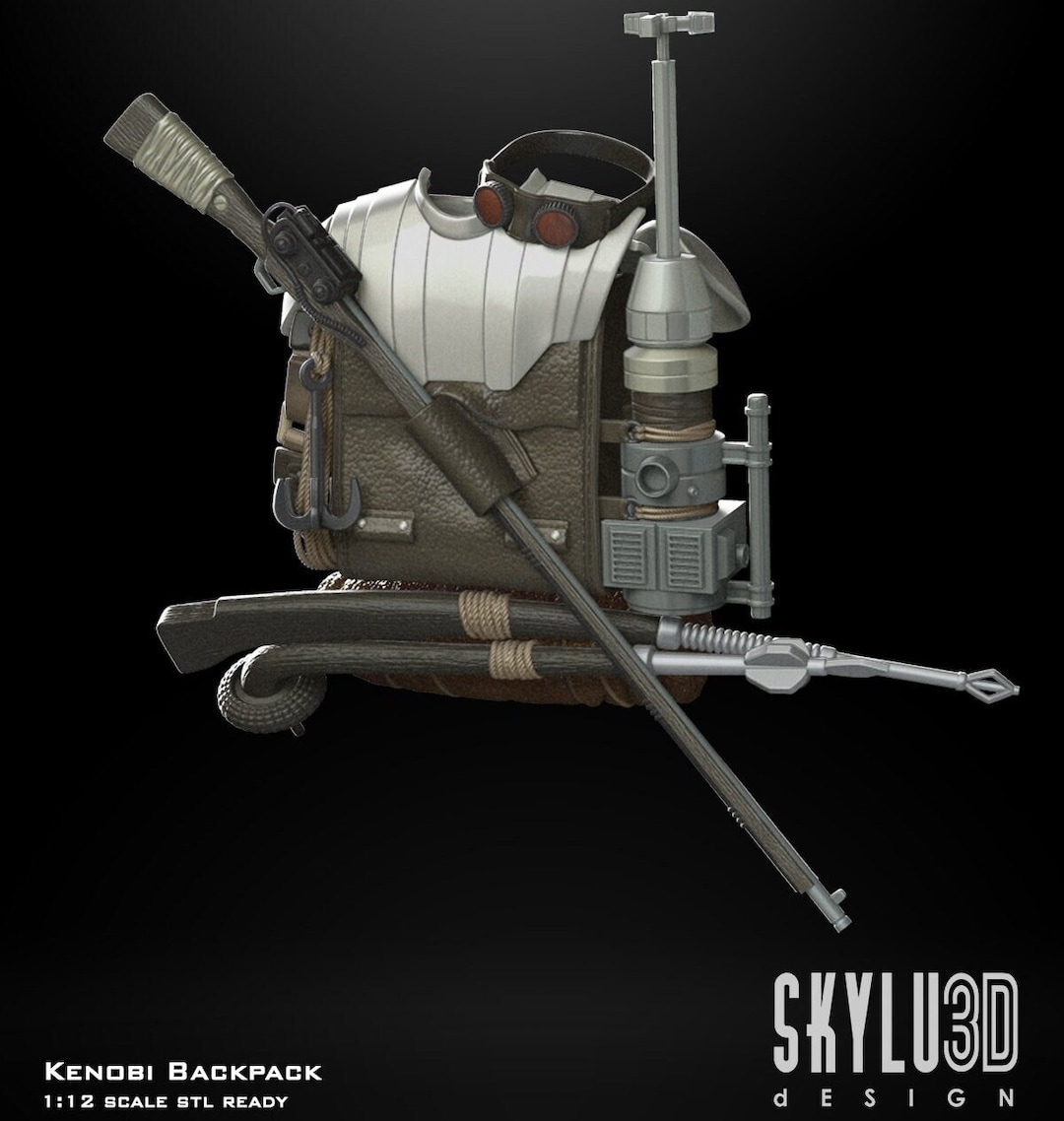 1:12/18 Scale Mythos Obi Wan's Backpack Star Wars Legends Star Wars ...