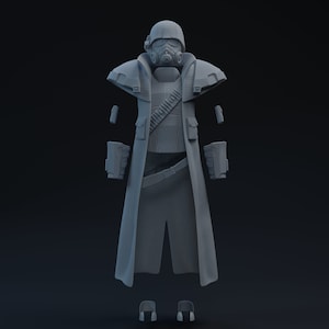 1:12/18/6 Scale NCR Desert Ranger and Riot Gear Kit Unpainted 3D ...