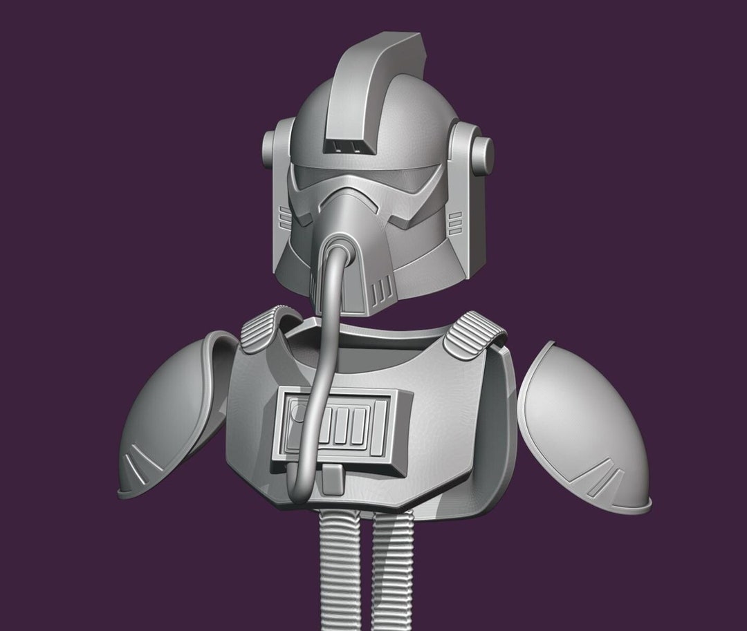 1:12/18/6 Scale Clone Stealth Pilot Arc 170 Clone Wars Unpainted 3D ...
