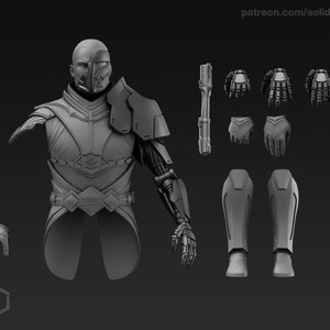 1:12 Scale SWTOR Arcann Figure Kit Star Wars Black Series - Etsy