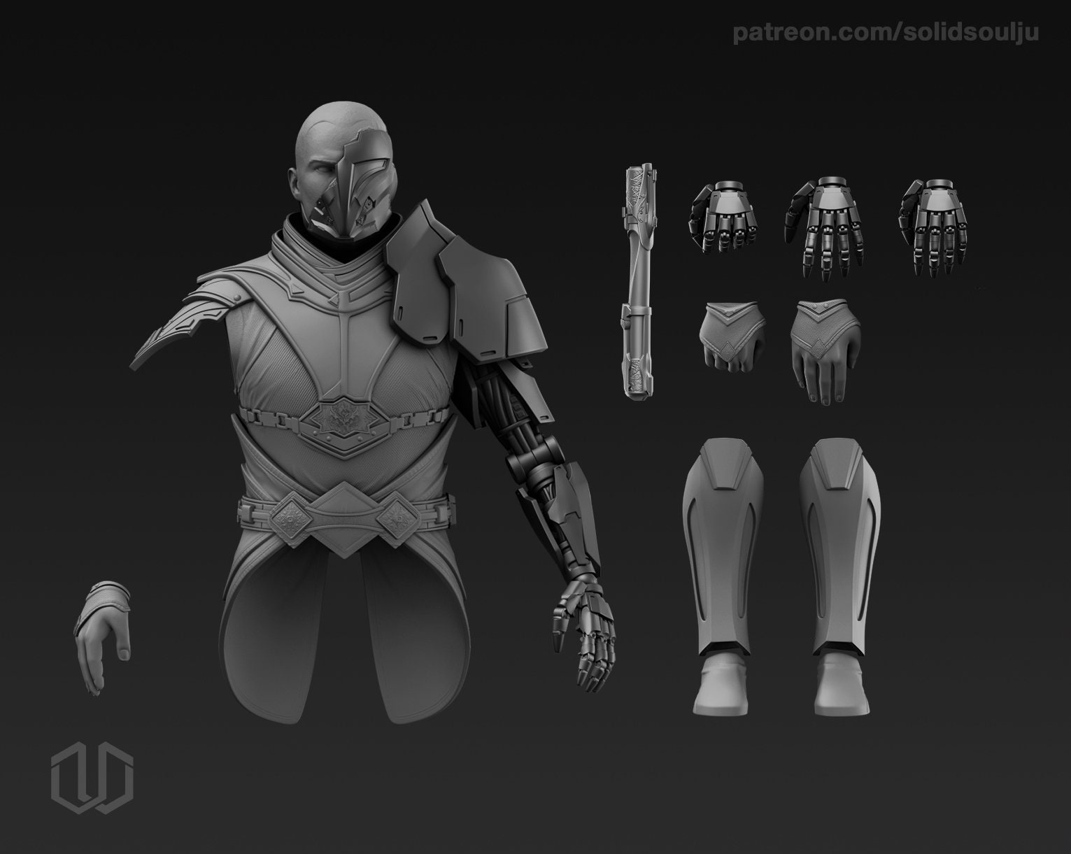 1:12 Scale SWTOR Arcann Figure Kit Star Wars Black Series - Etsy