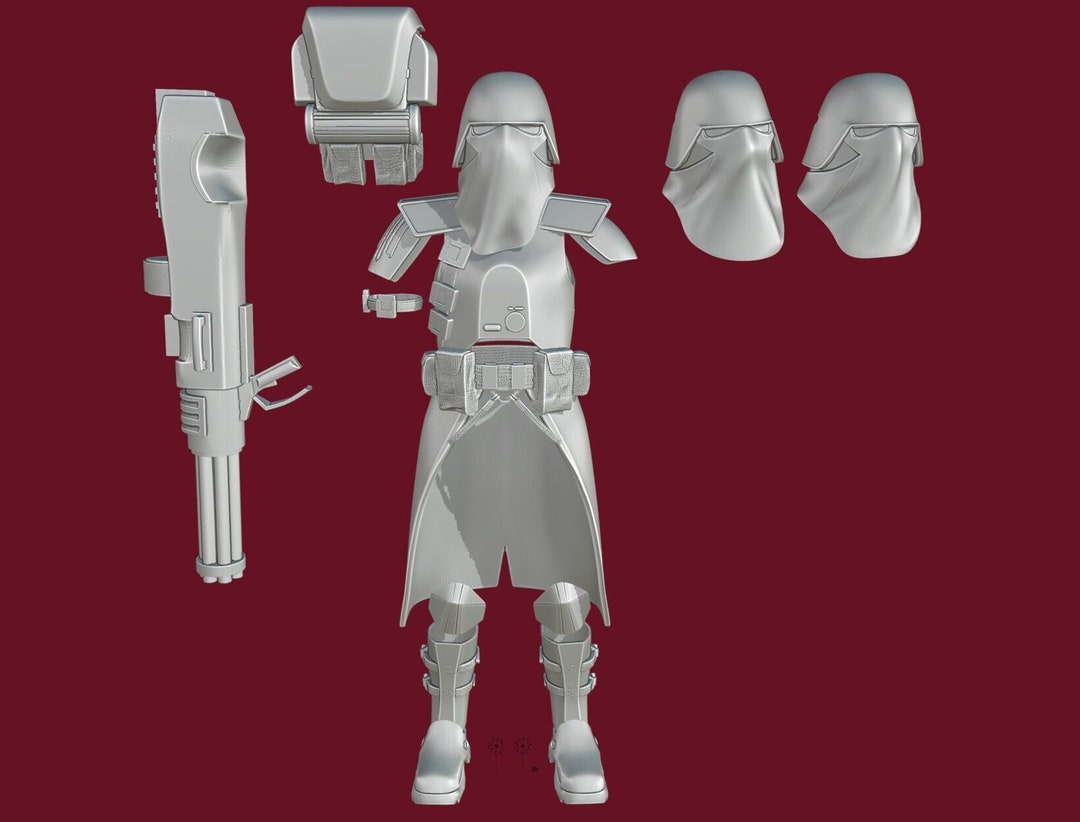 1:12/18/6 Galactic Marine and Z-6 Chaingun Battlefront II 2005 Star ...