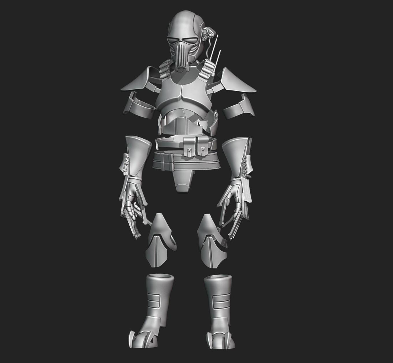 1:12/18/6 Terror Trooper the Force Unleashed Unpainted 3D Printed ...