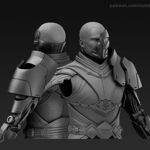 1:12 Scale SWTOR Arcann Figure Kit Star Wars Black Series - Etsy