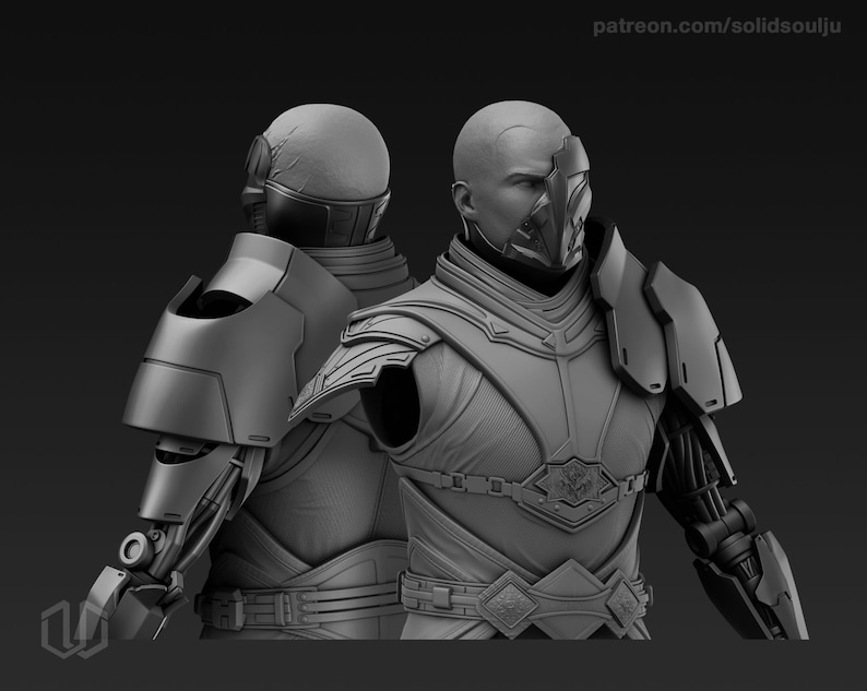 1:12 Scale SWTOR Arcann Figure Kit Star Wars Black Series - Etsy