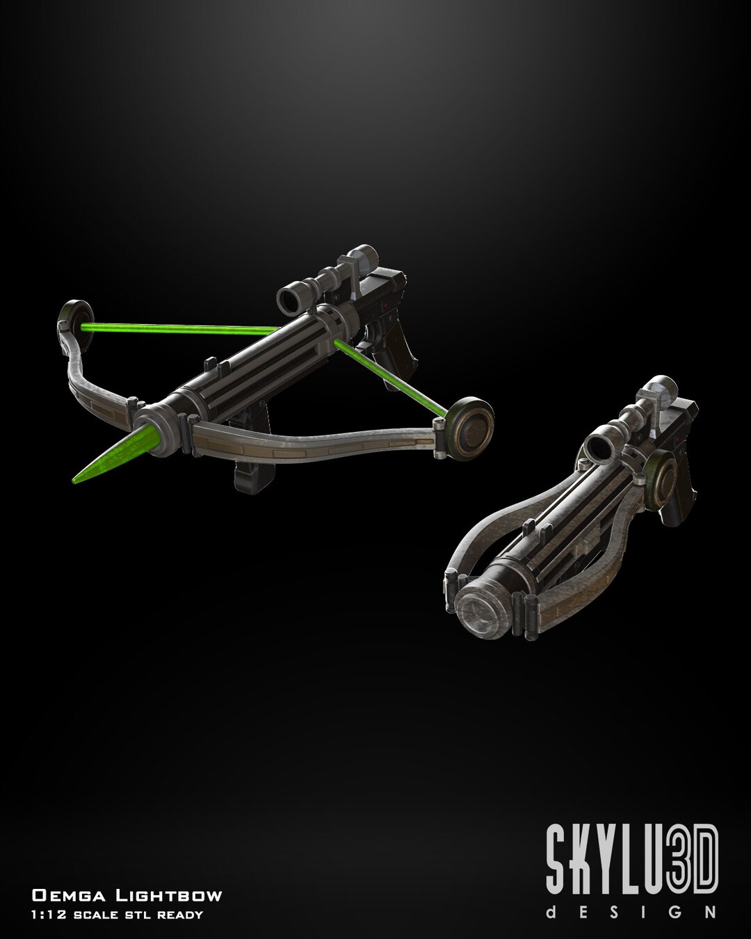 1:12/18/6 Omega Lightbow 3D Printed Accessory Star Wars Black Series - Etsy